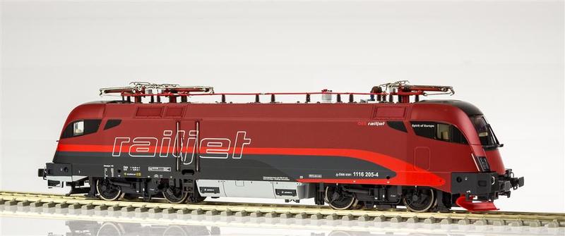 Memoba - Produktdetail JC ja704021 ÖBB E-Lok 1116 205-4 Railjet, Epoche VI