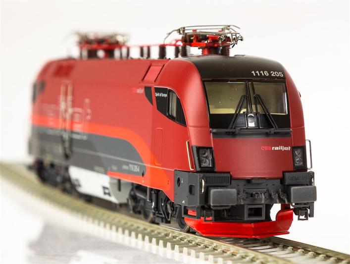 Memoba - Produktdetail JC ja704021 ÖBB E-Lok 1116 205-4 Railjet, Epoche VI